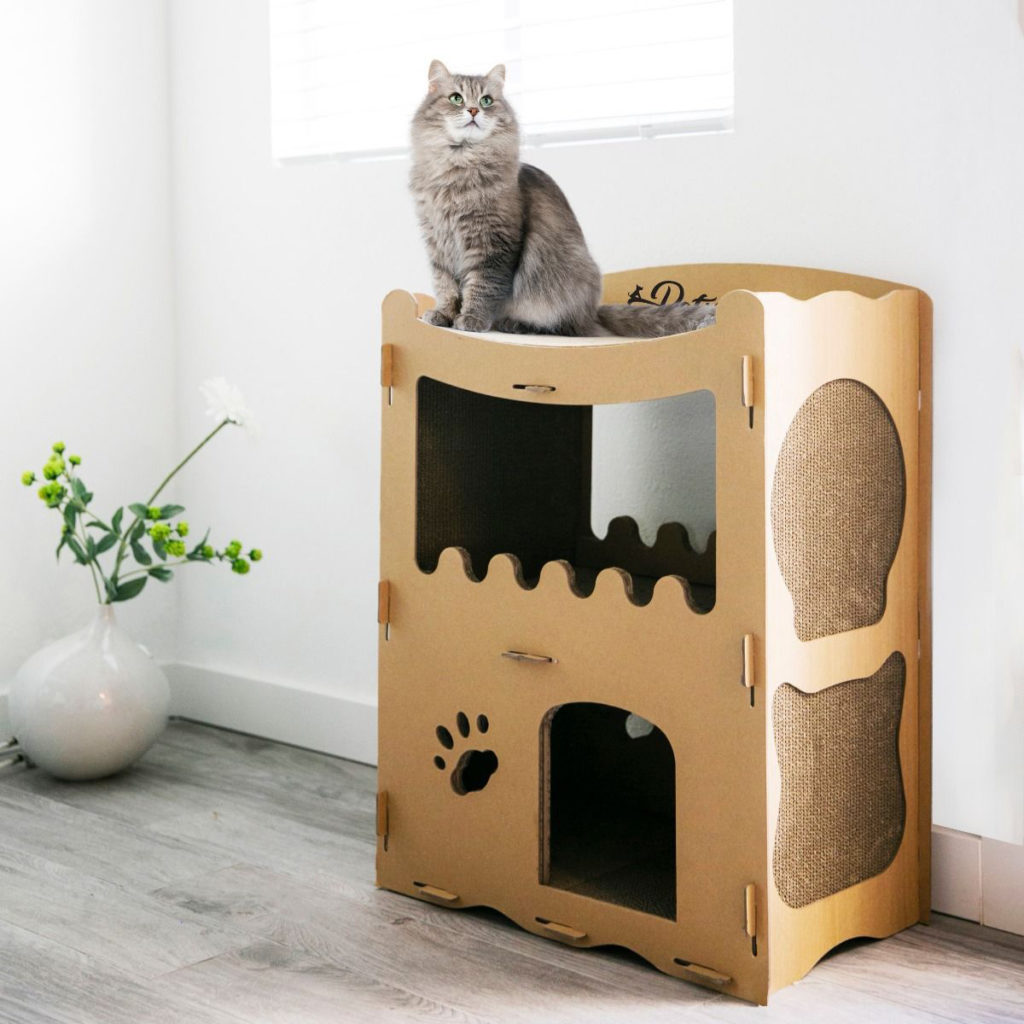 Elaborate Cardboard Castles For Cats • Hauspanther