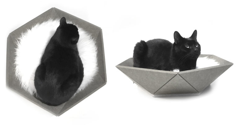 Atomo Felt Cat Bed from Pets & Pods • hauspanther