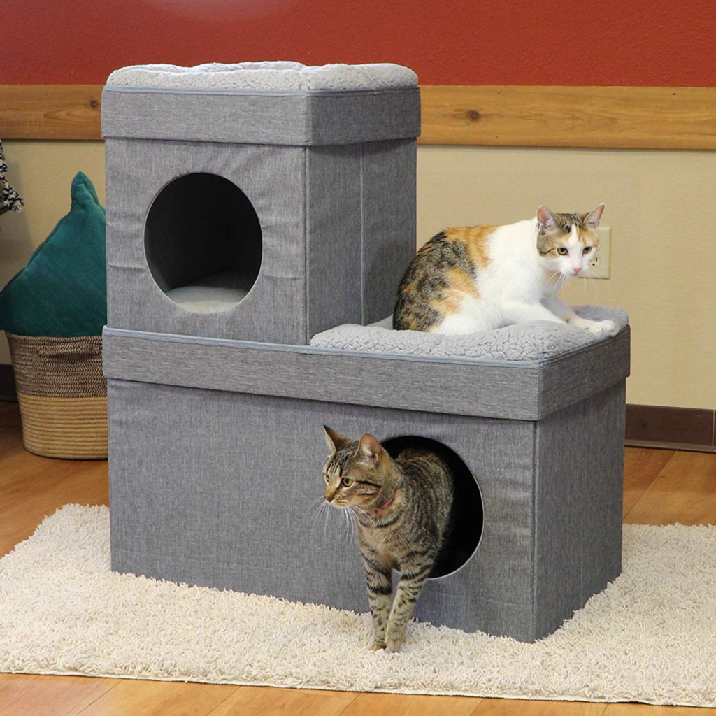 Kitty City Stackable Cat Condo • hauspanther