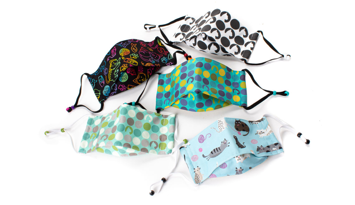 New Mask Design with Exclusive Hauspanther Fabrics! • hauspanther