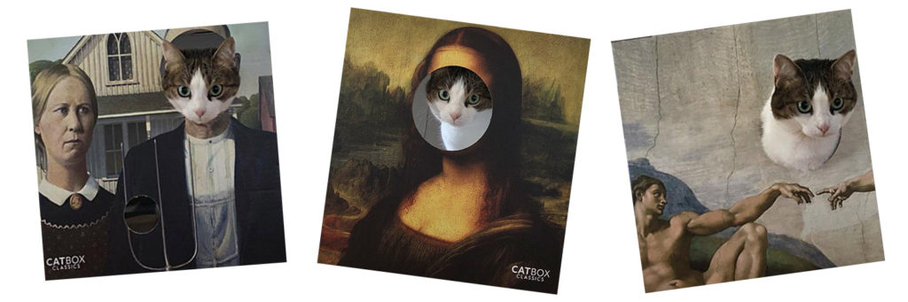 Make Your Cat Part of a Masterpiece with Cat Box Classics • hauspanther