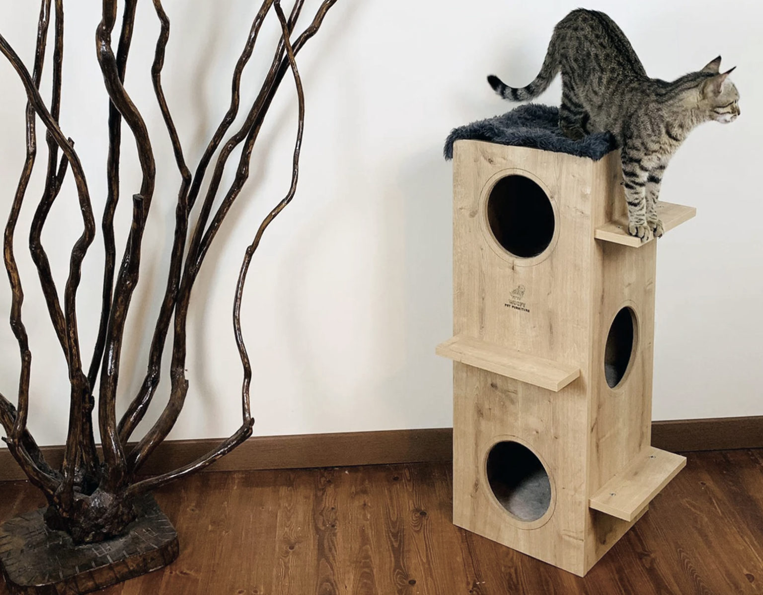 Modern Cube Cat Tower • hauspanther