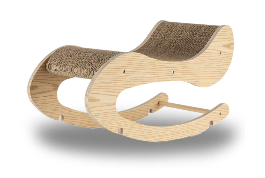 Wooden “Rocking Chair” for Cats • hauspanther