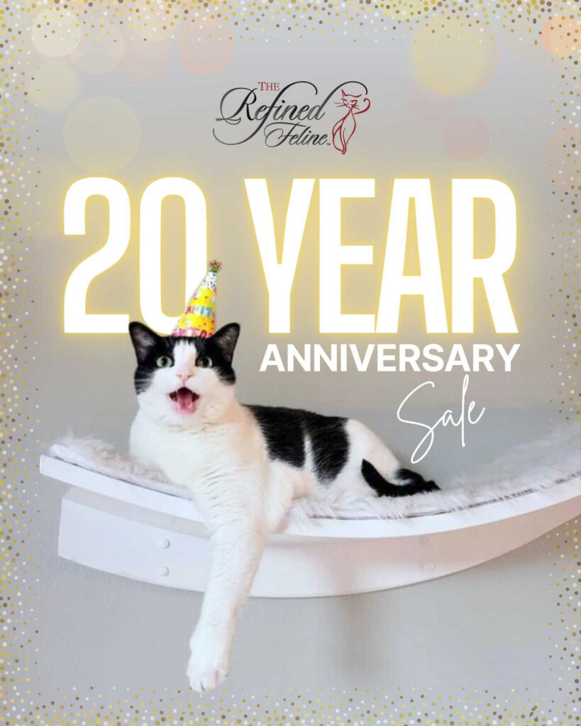 Celebrate 20 Years of Outstanding Cat Design with The Refined Feline!